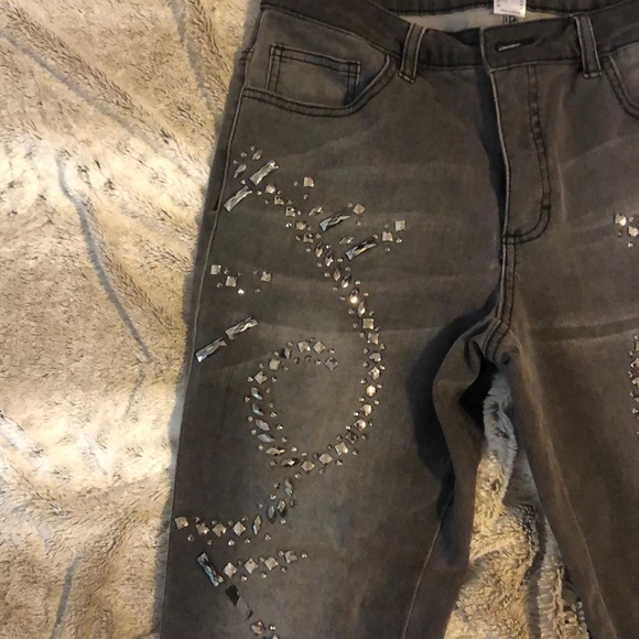 VENUS | Jeans | Studded Skinny Gray Jeans | Poshmark